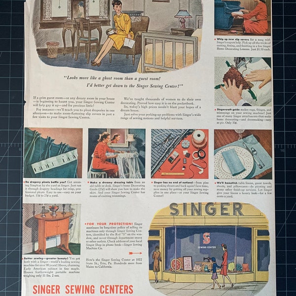 Singer Sewing - Etsy
