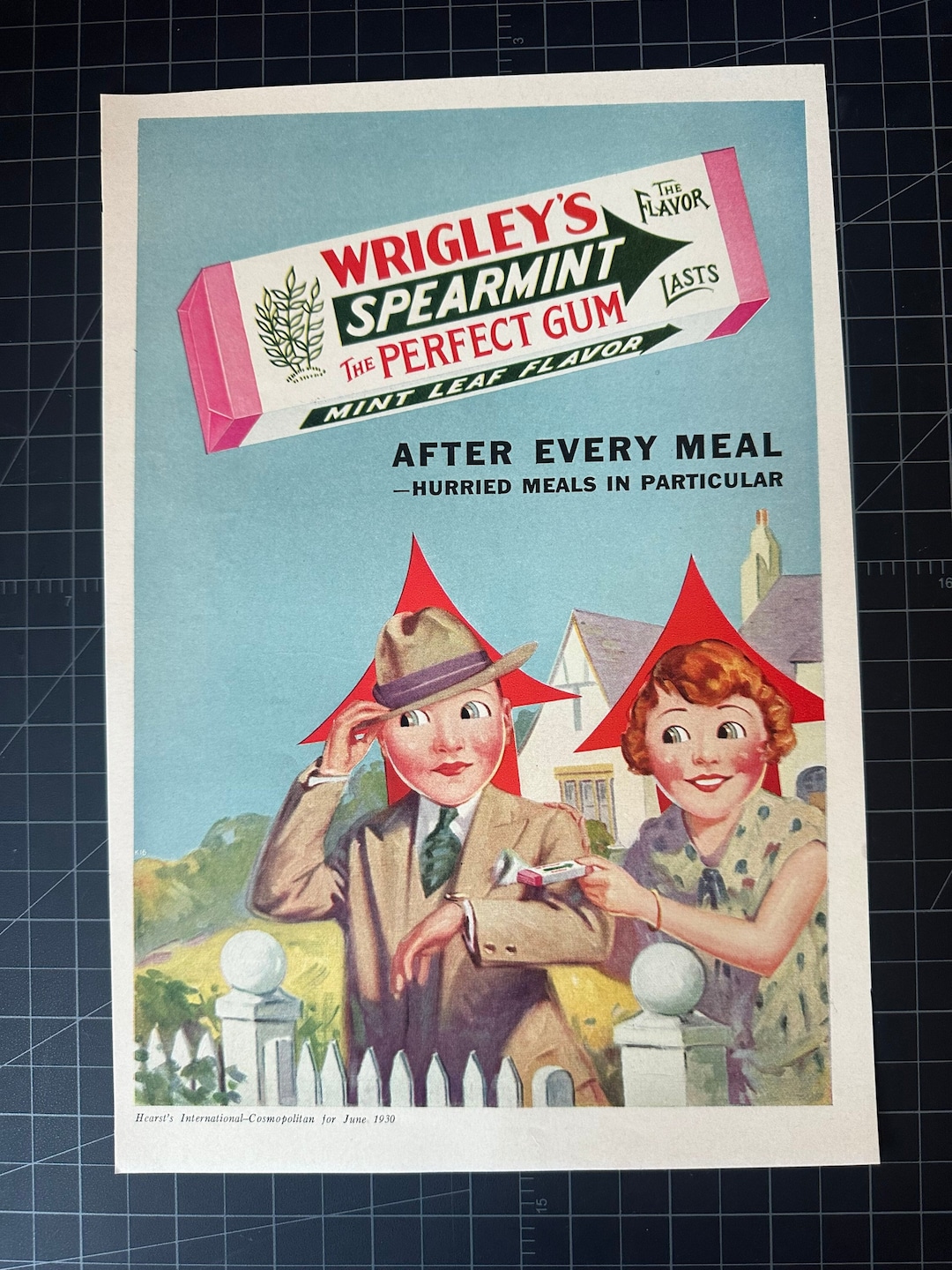 Rare Vintage 1930 Wrigleys Gum Print Ad - Etsy