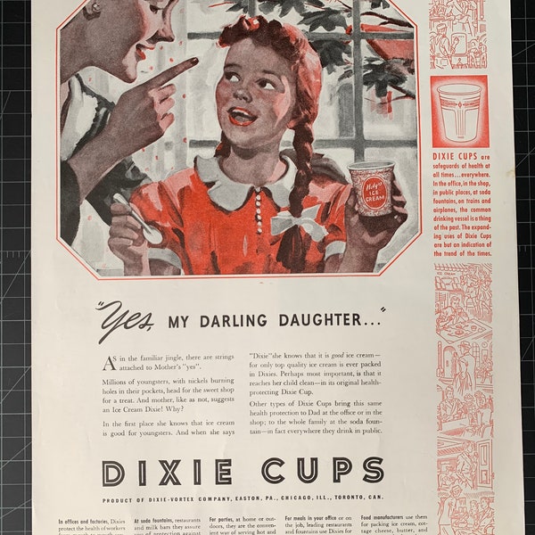 Vintage Dixie Cup - Etsy