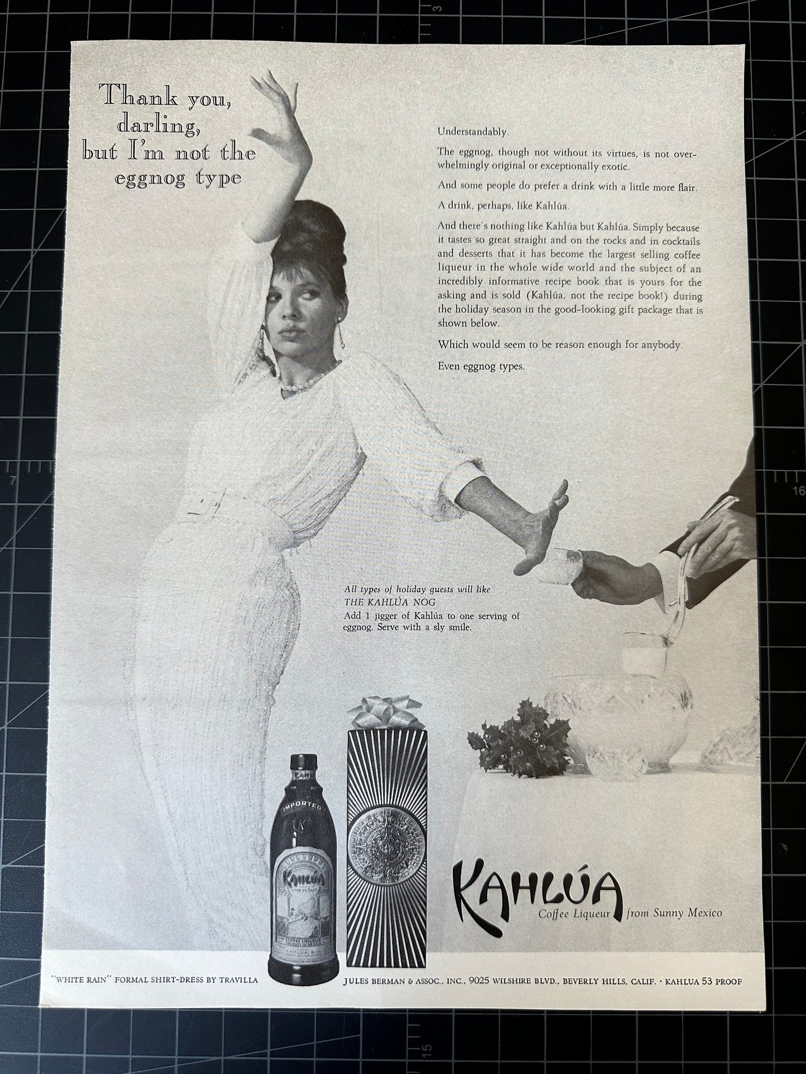 Vintage 1970s Kahlua Liqueur Print Ad - Etsy