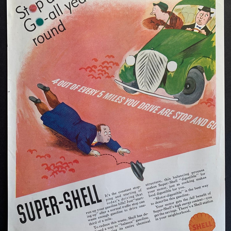 Shell Gasoline - Etsy