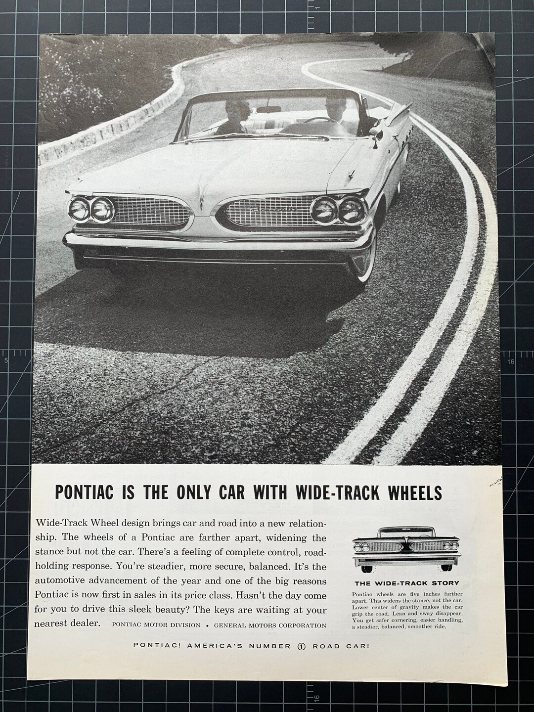 Vintage 1959 Pontiac Bonneville Print Advertisement - Etsy