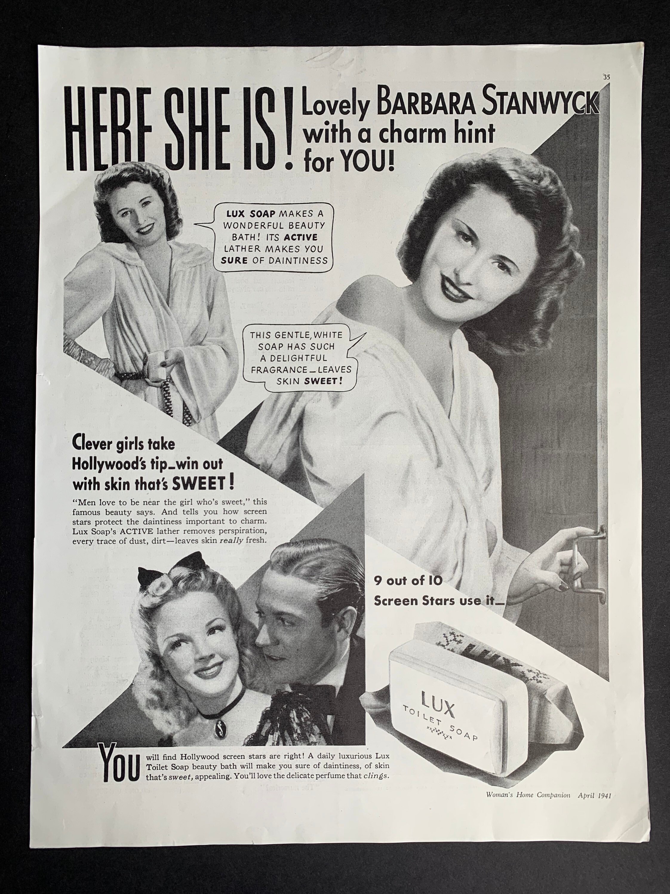 Lux Soap Advertisement
