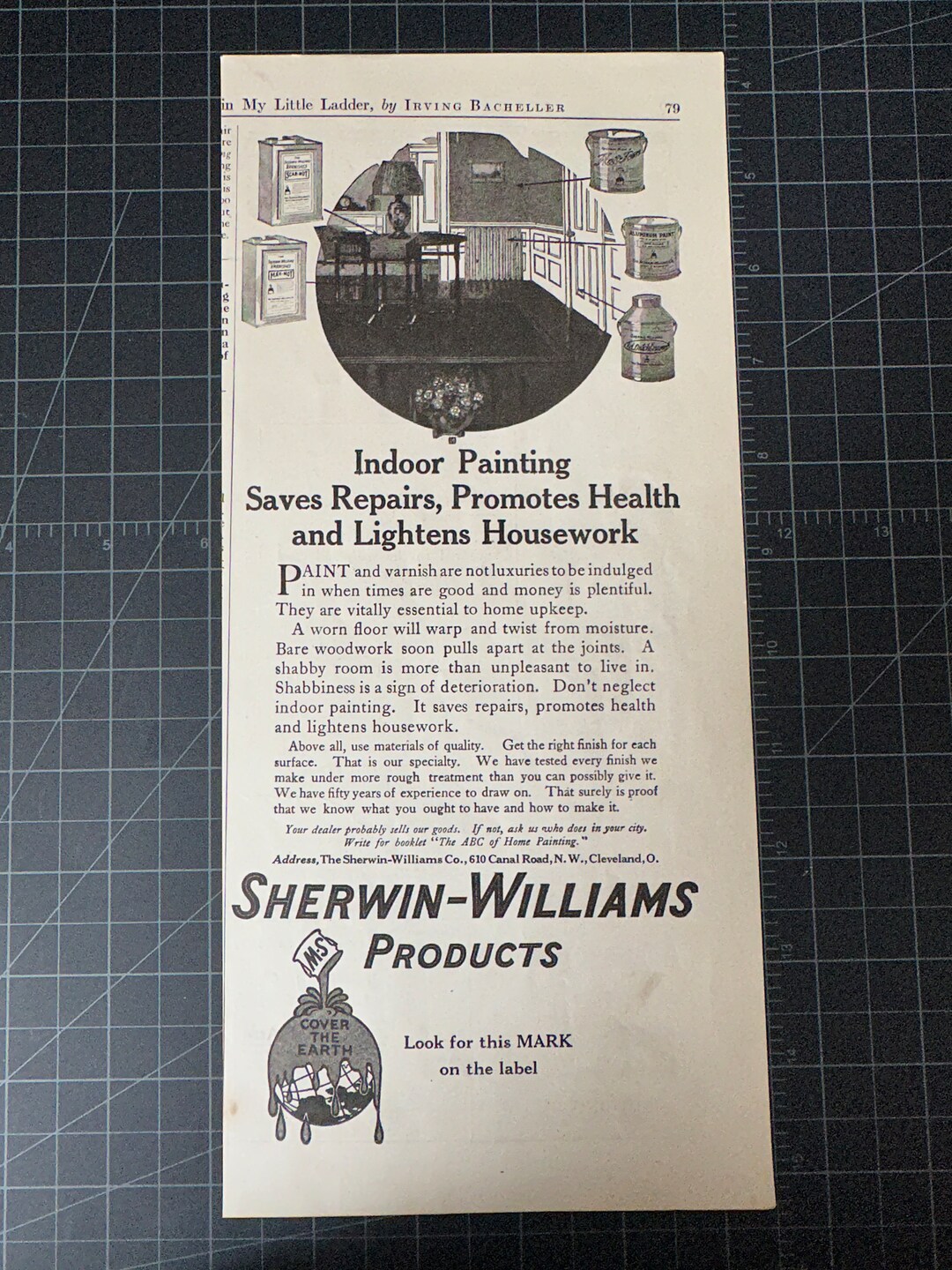 Vintage 1918 Sherwin-williams Print Advertisement - Etsy