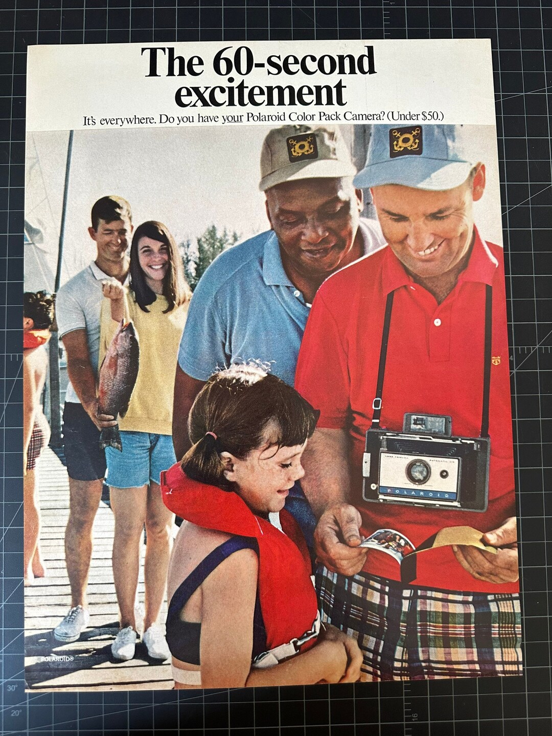 Vintage 1968 Polaroid Camera Print Advertisement - Etsy