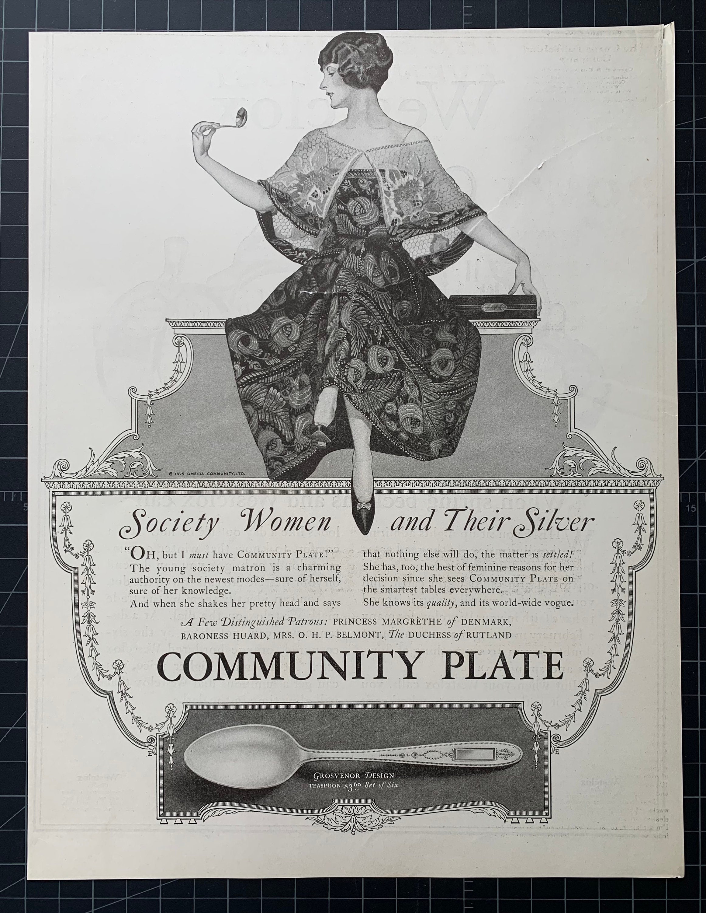 Antique 1923 Community Plate Silverplate Print Ad - Etsy