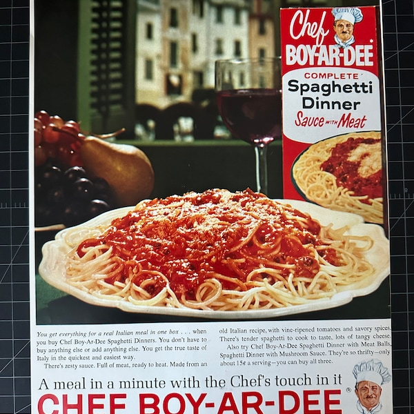 Chef Boyardee - Etsy