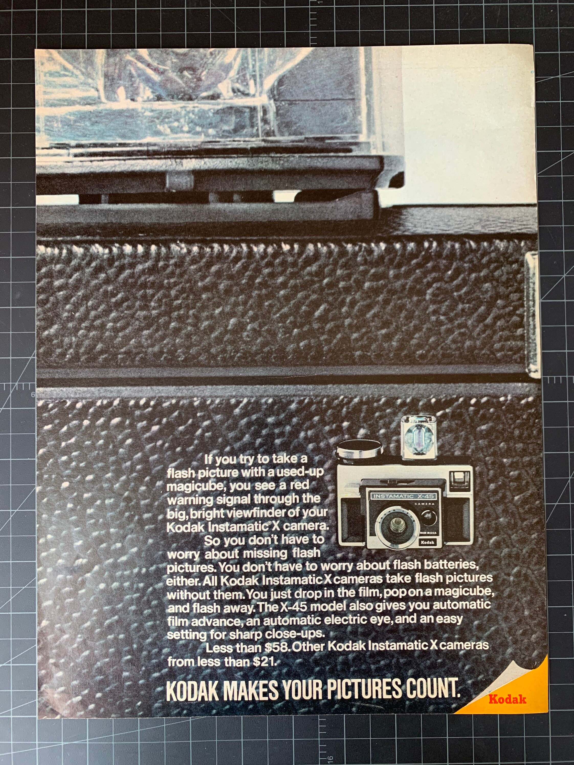 Vintage 1971 Kodak Instamatic X Camera Print Ad | Etsy