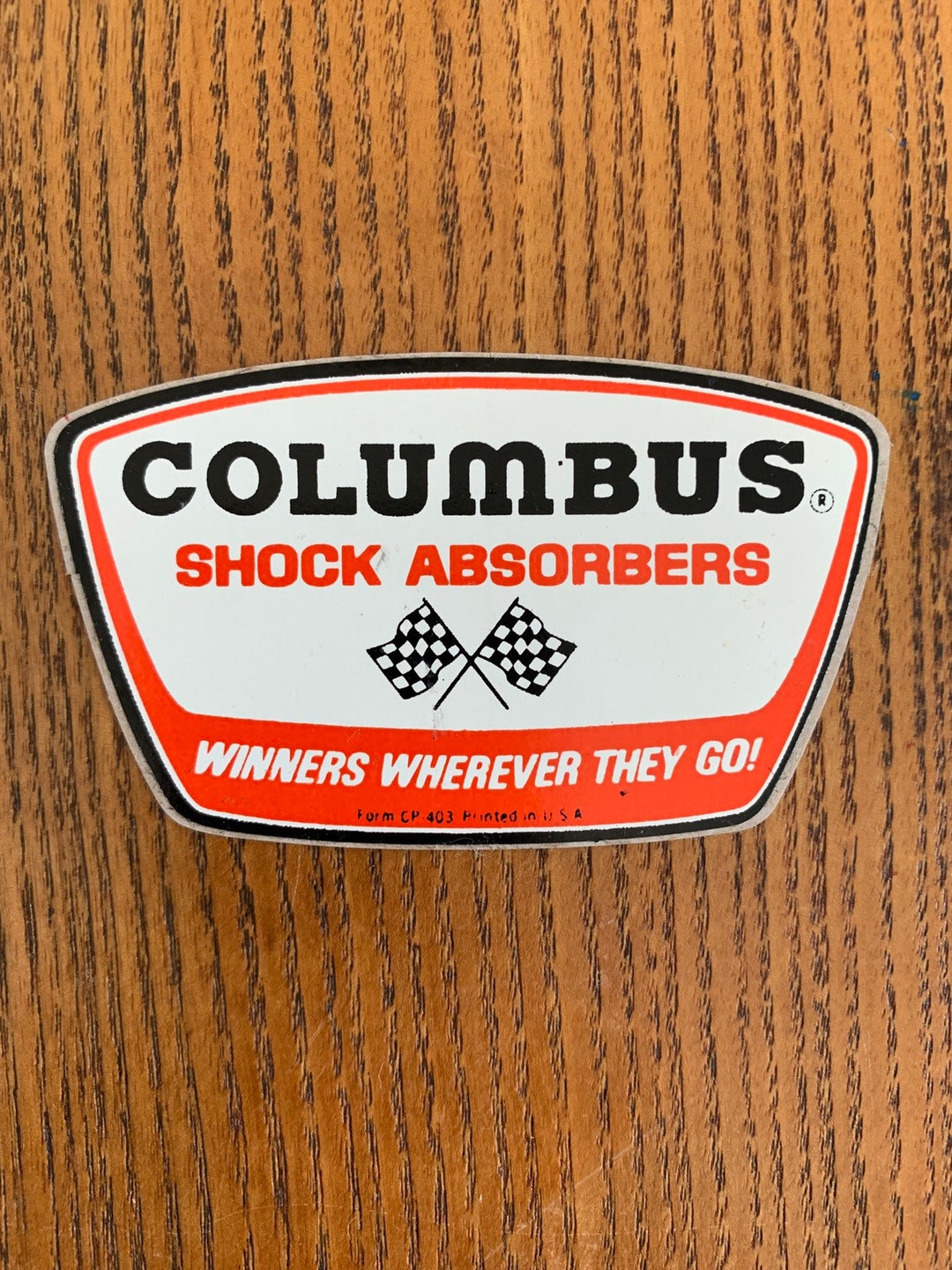 Vintage 1960s Columbus Sticker, Hot Rod, Drag Racing - Etsy