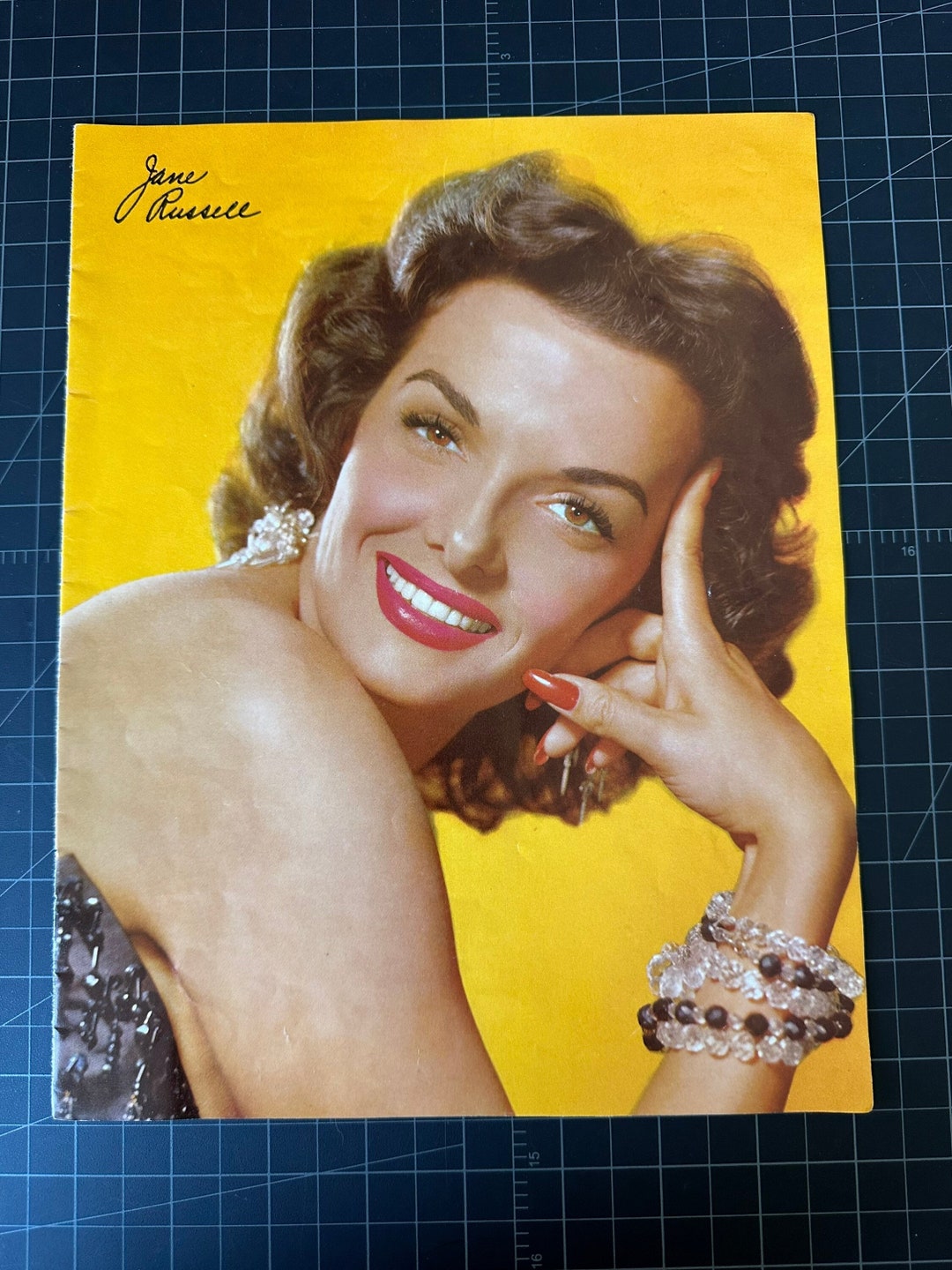 Vintage 1955 Jane Russell Portrait - Etsy
