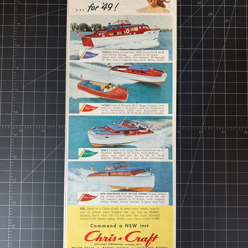 Chris Craft - Etsy