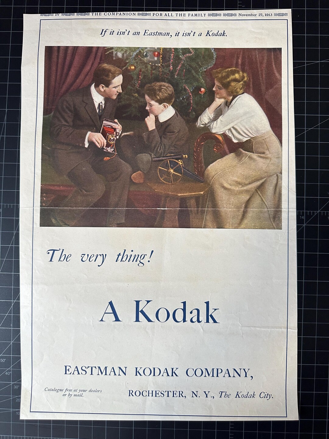 Antique 1913 Kodak Camera Original Advertisement - Etsy