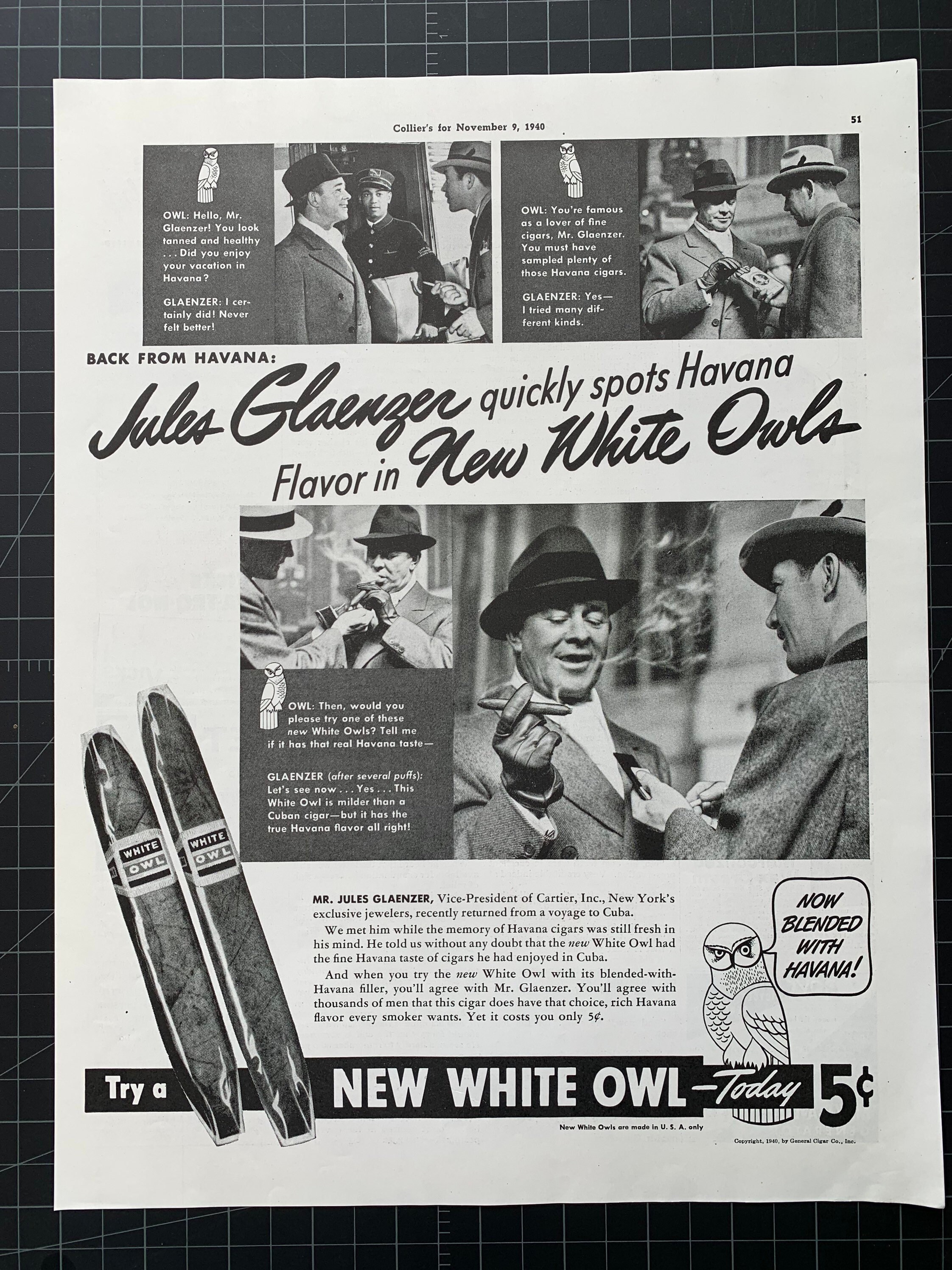 White Owl Cigar Commercial