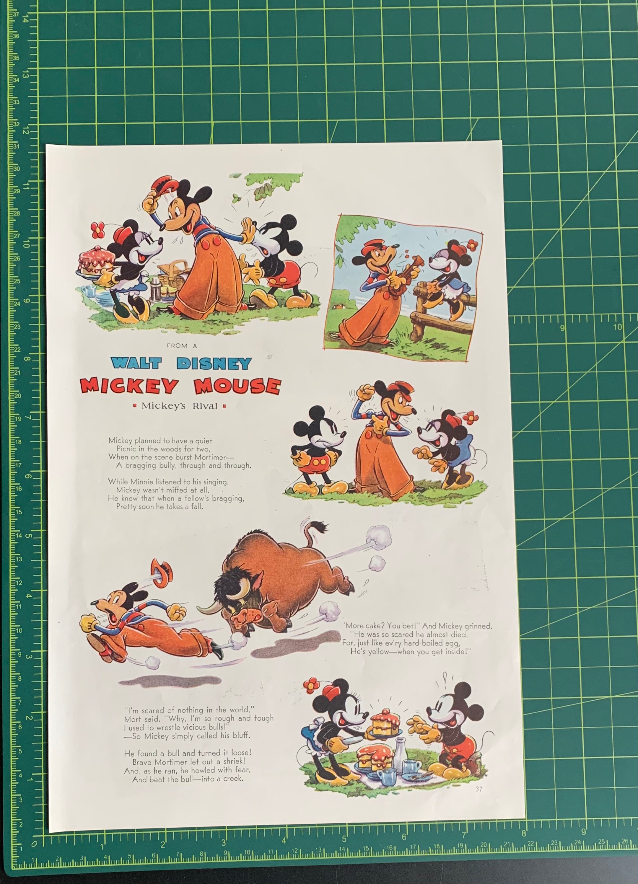 Vintage 1942 Mickey and Minnie Mouse Comic - Etsy UK
