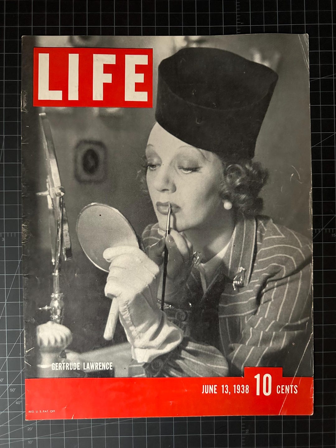 Vintage 1938 Life Magazine Cover - Gertrude Lawrence - COVER ONLY - Etsy