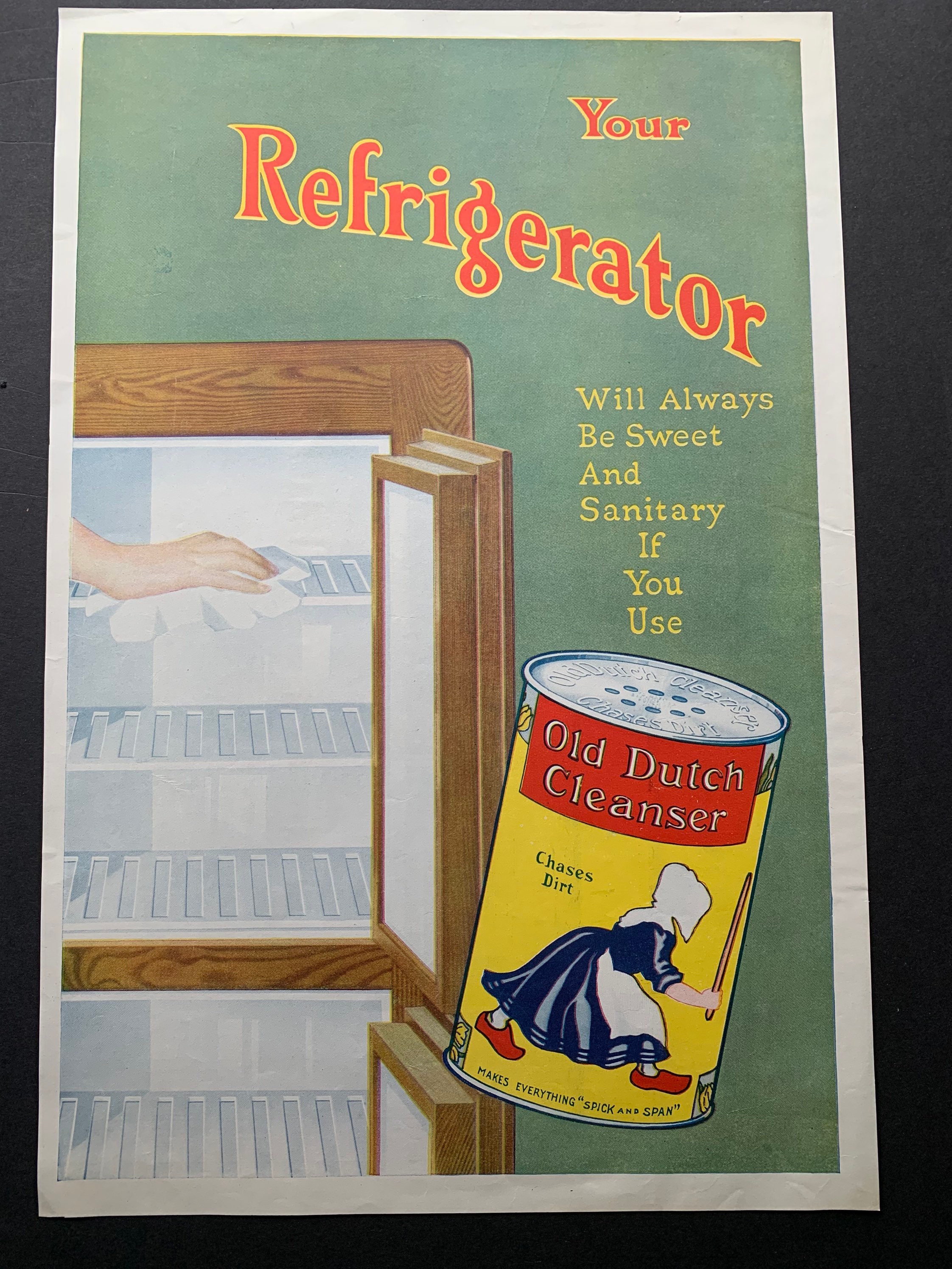 Vintage 1910s Old Dutch Cleanser Cleaning Ad - Etsy