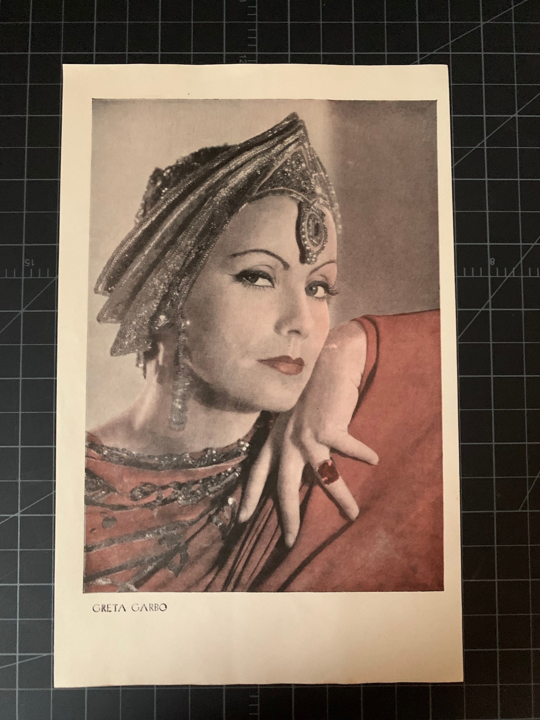 Rare Vintage 1932 Greta Garbo Portraitvintage - Etsy