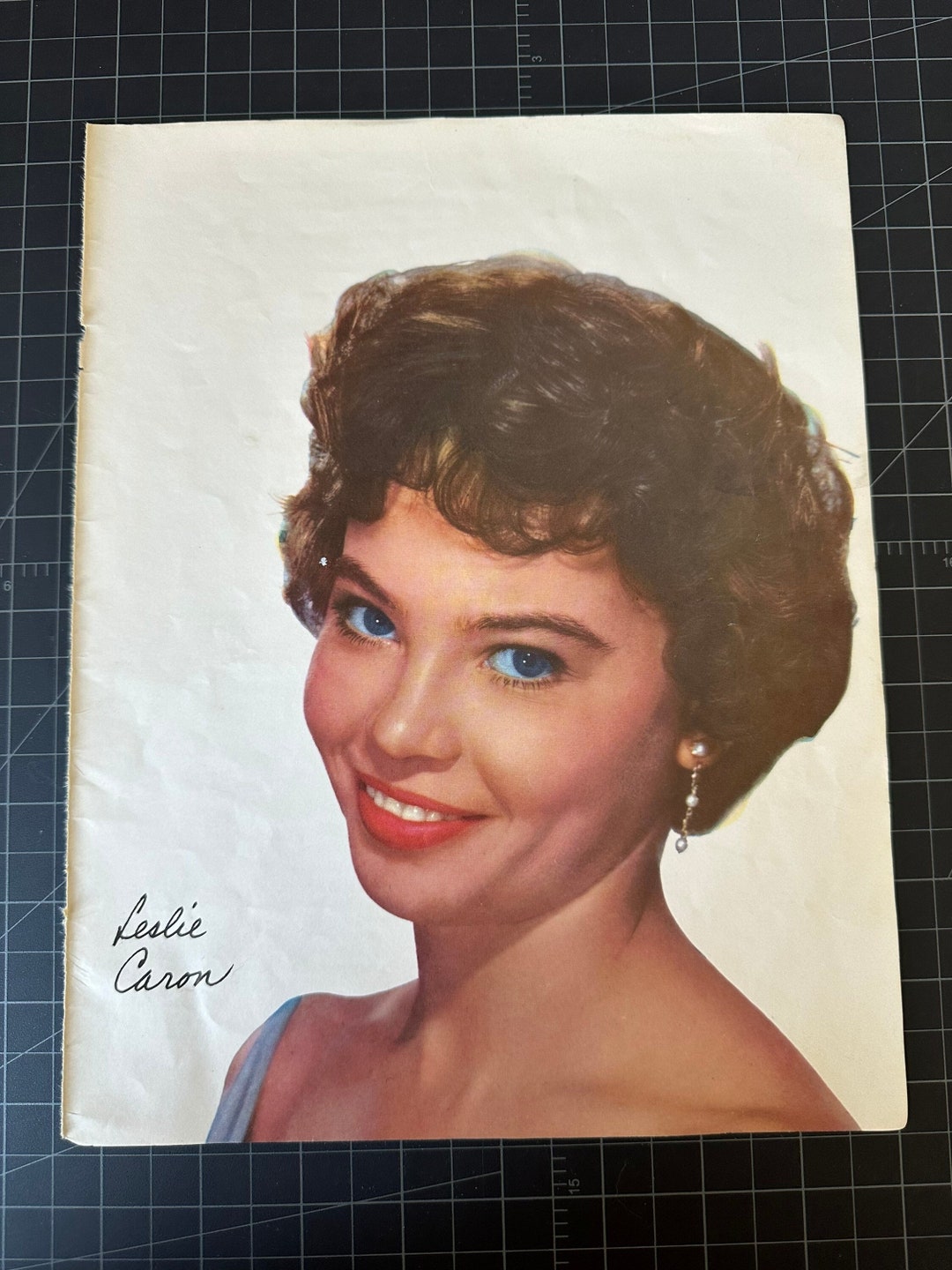 Vintage 1955 Leslie Caron Portraitvintage - Etsy