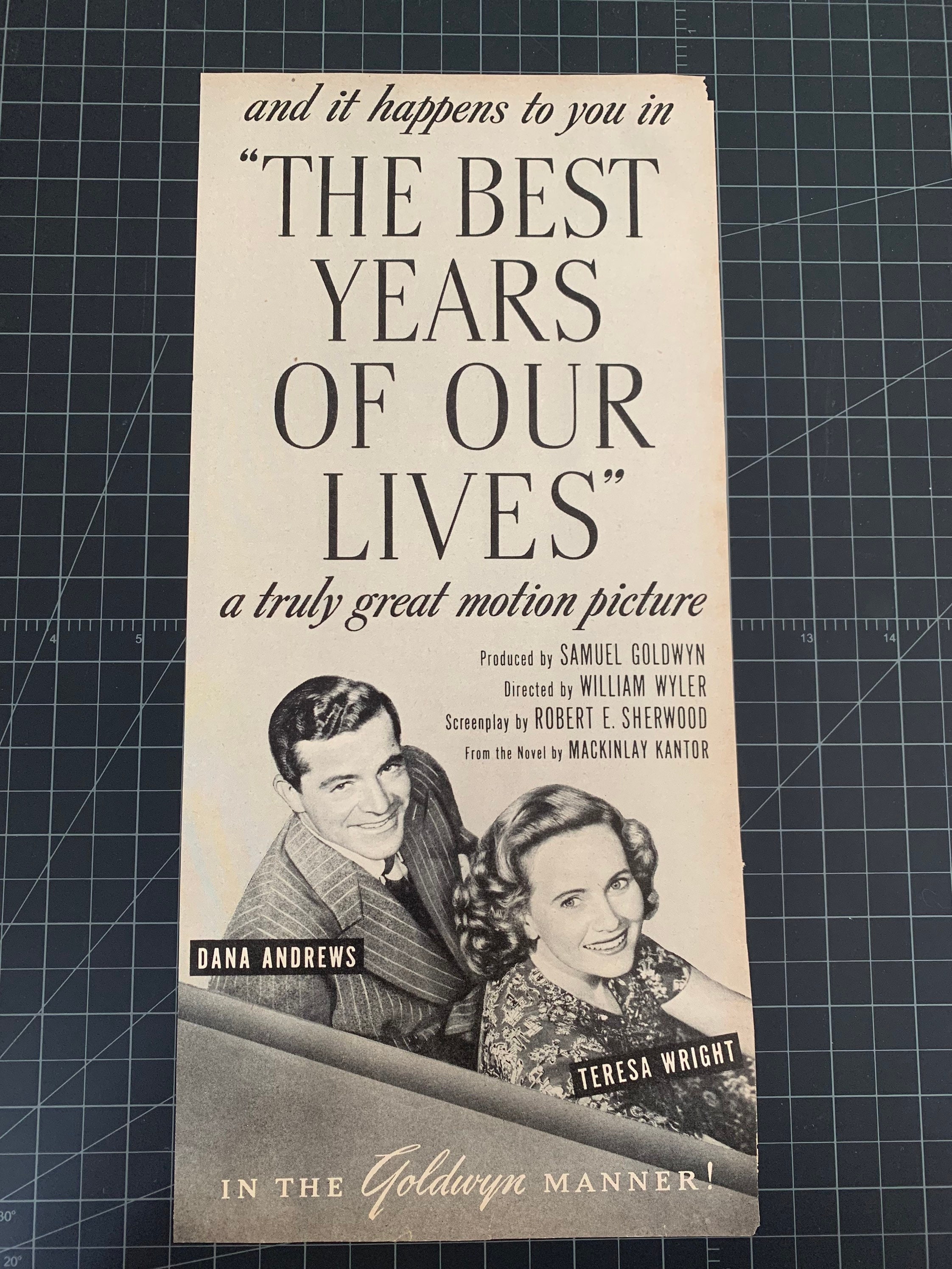 The Best Years Of Our Lives Poster