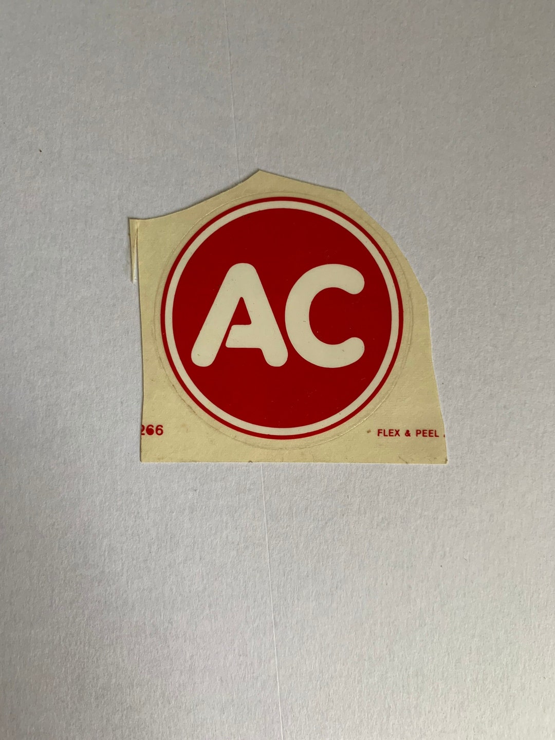 Vintage 1960s Ac Sticker, Hot Rod, Drag Racingvintage Retro Gift Decor ...
