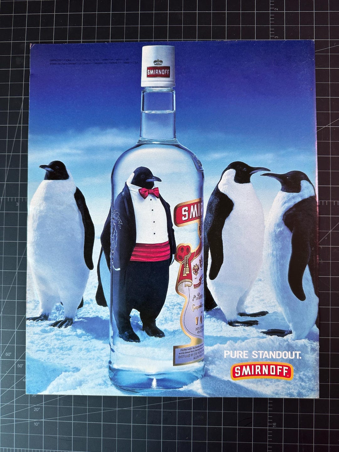 Vintage 1990s Smirnoff Vodka Print Ad - Etsy
