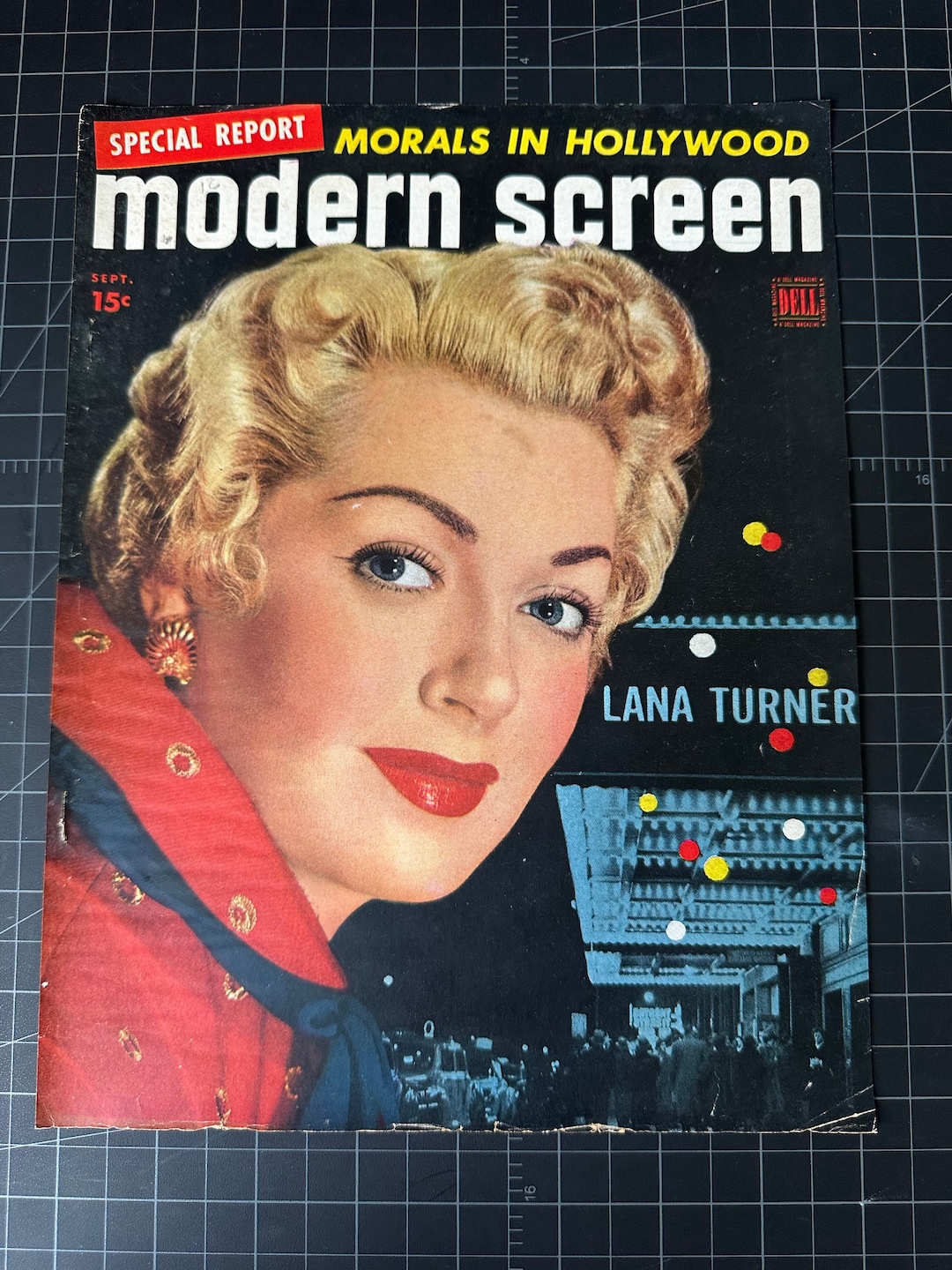 Vintage 1950 Modern Screen Magazine Cover - Lana Turner - Cover ...