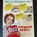 Vintage 1954 Duz Detergent Print Advertisement - Etsy