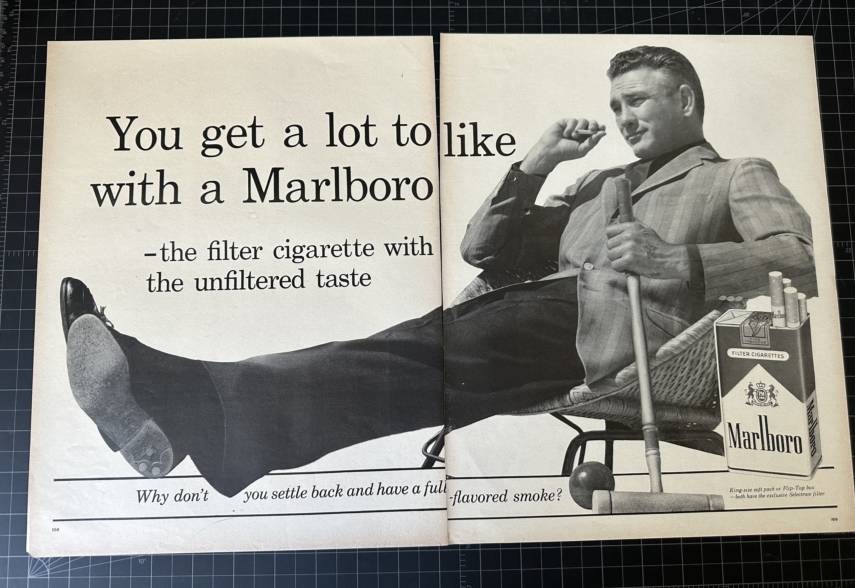 Vintage 1960s Marlboro Cigarettes 2-page Print Ad - Etsy