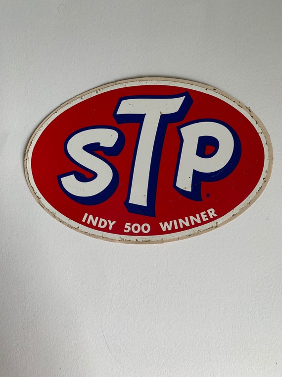 Vintage 1960s Double-sided STP Sticker - Etsy