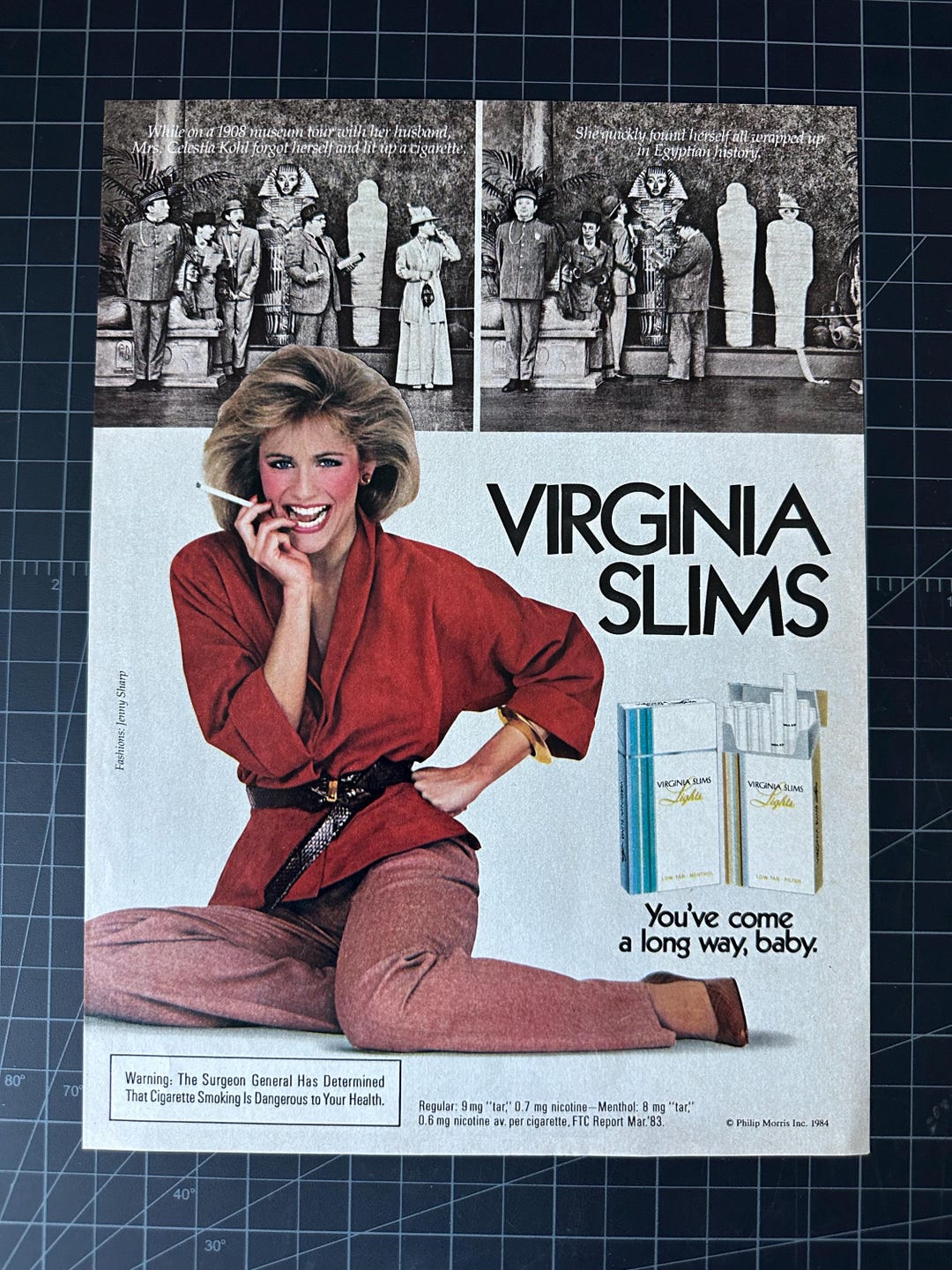 Vintage 1980s Virginia Slims Cigarettes Print Ad - Etsy