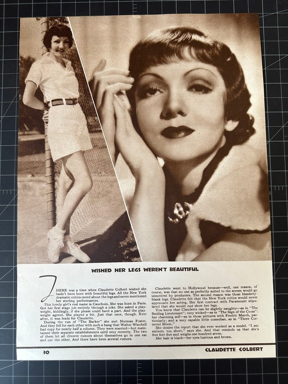 Claudette Colbert Legs