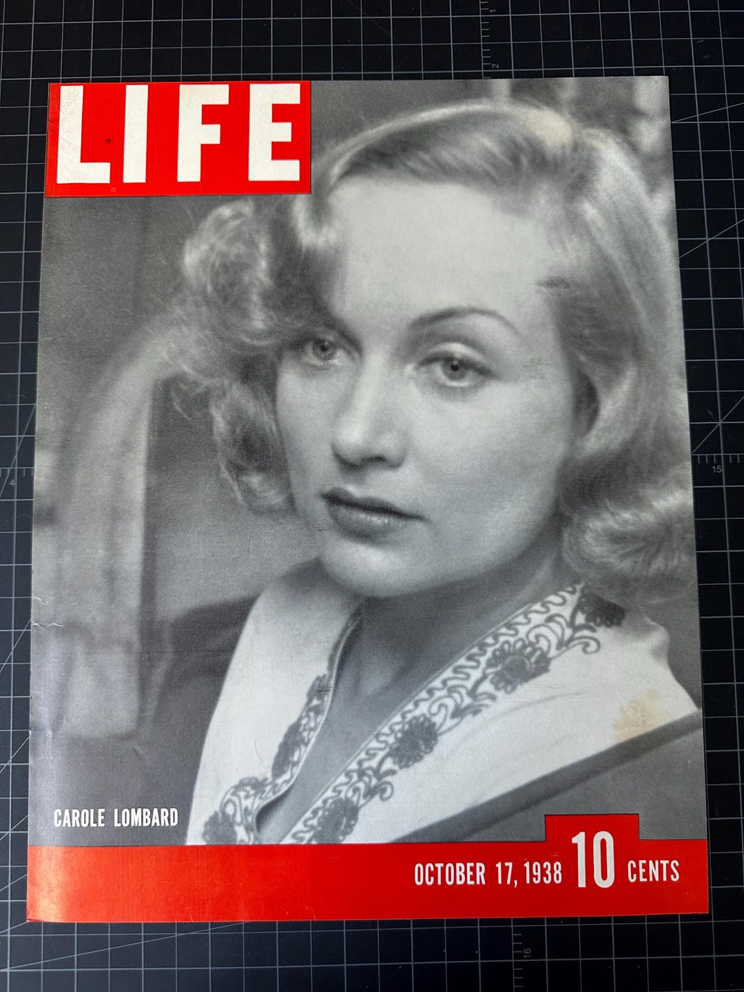 Vintage 1938 Life Magazine Cover - Carole Lombard - Etsy