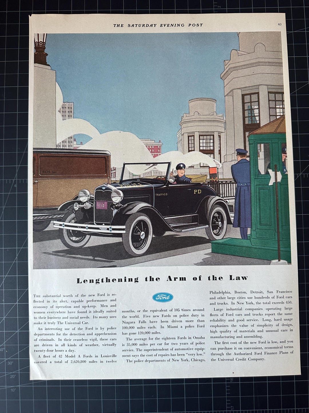 Vintage 1931 Ford Print Ad - Etsy