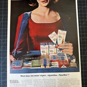 Vintage 1960s Tiparillos Cigars Print Advertisement - Etsy