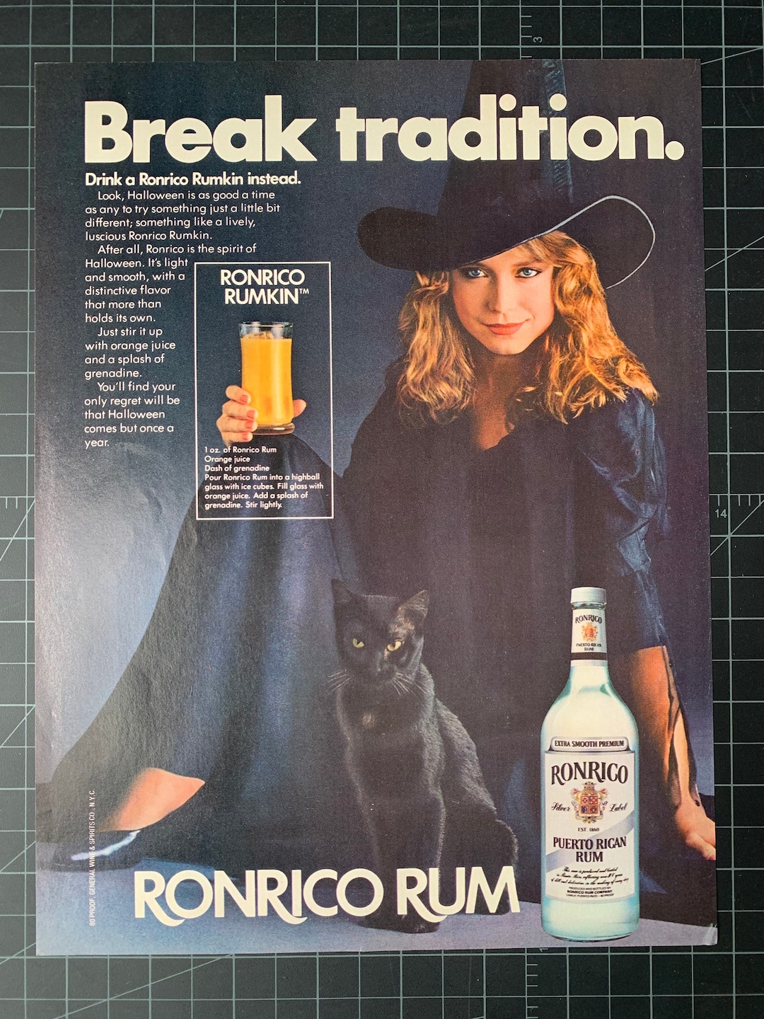 Vintage 1983 Ronrico Rum Print Advertisement - Etsy