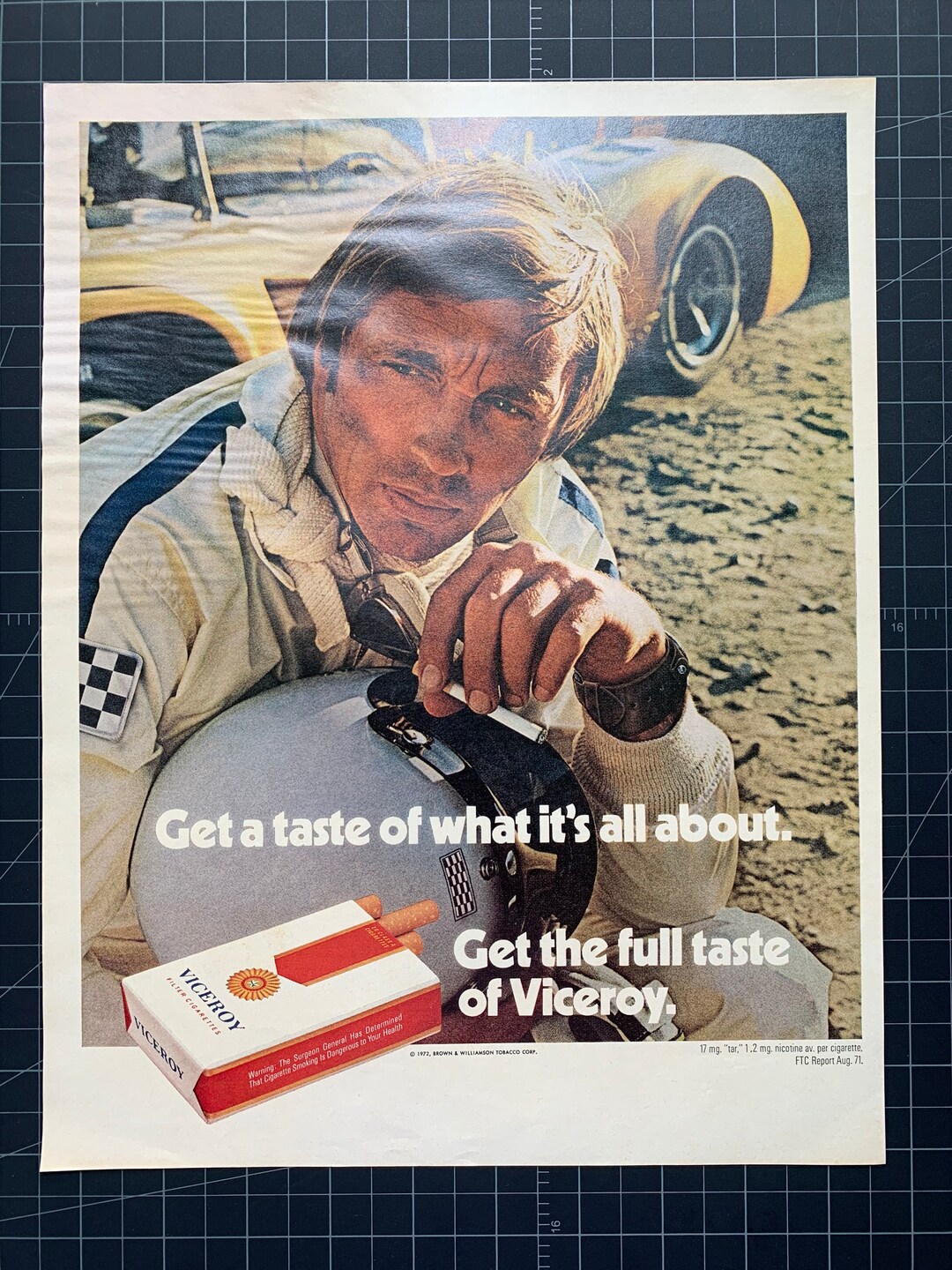 Vintage 1972 Viceroy Cigarettes Print Advertisement - Etsy