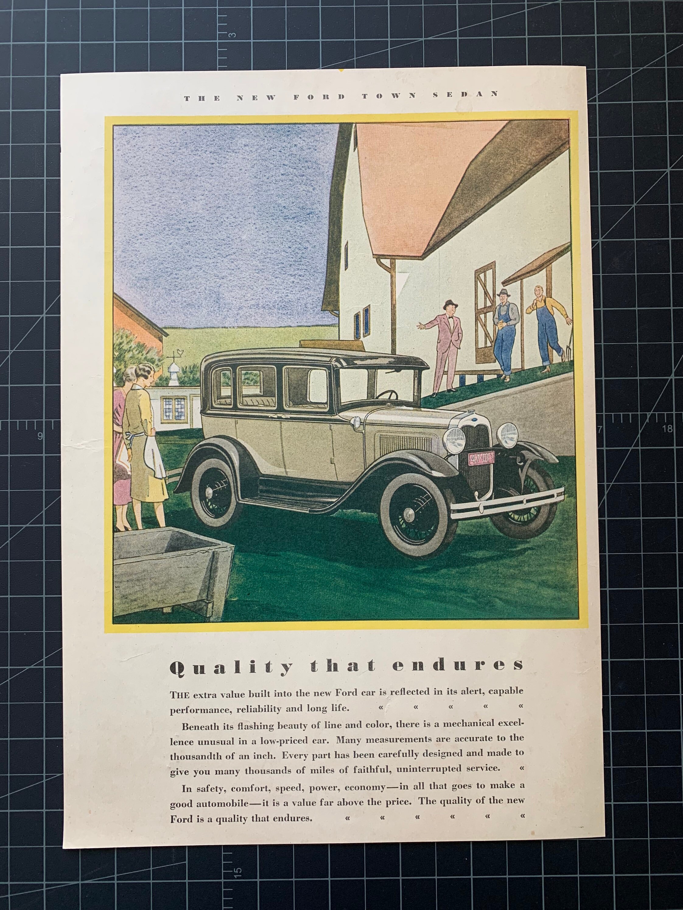 1920s Ford Car Advertisements