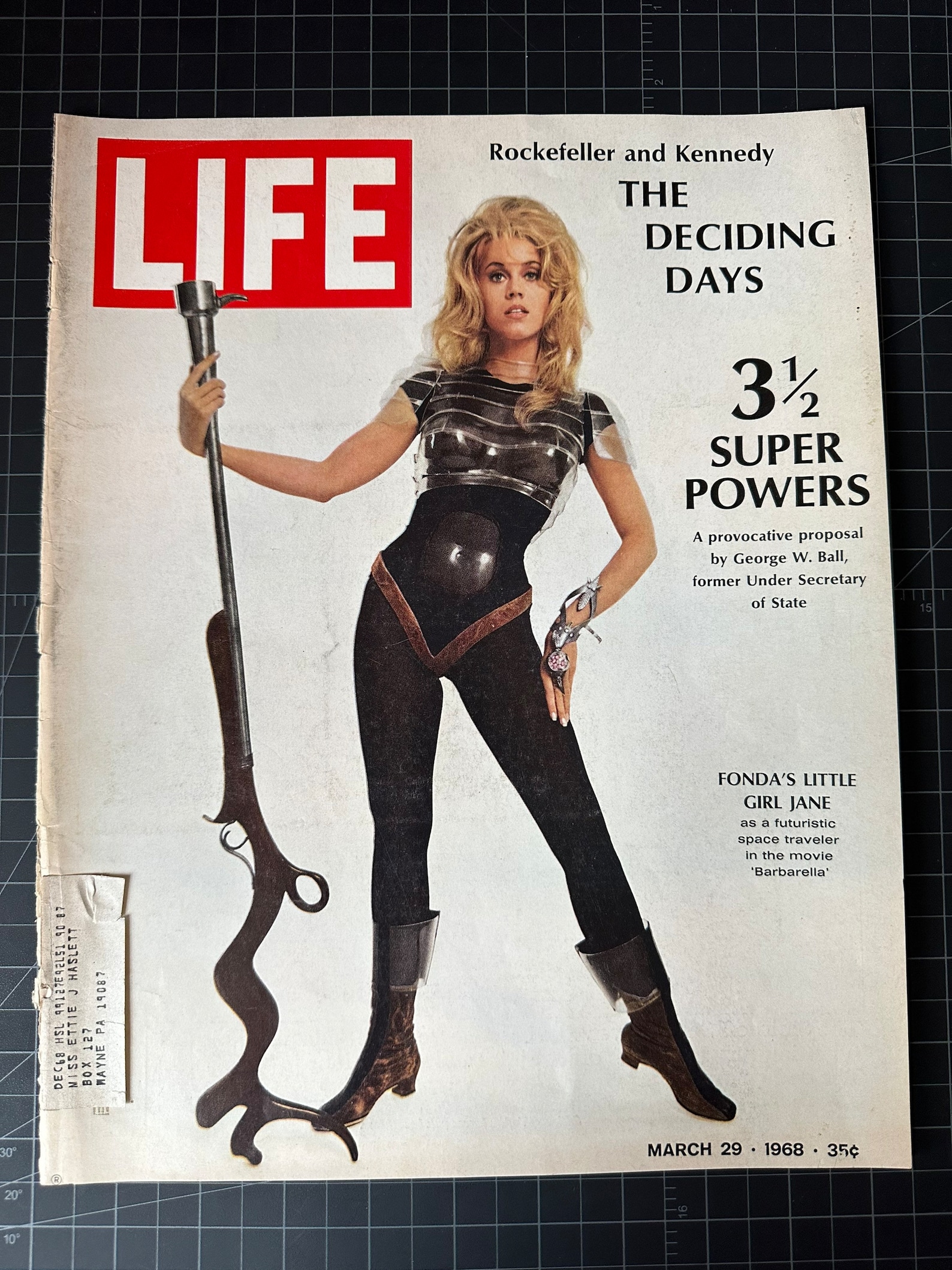 Rare Vintage 1968 Life Magazine Cover - Jane Fonda - COVER ONLY - Etsy