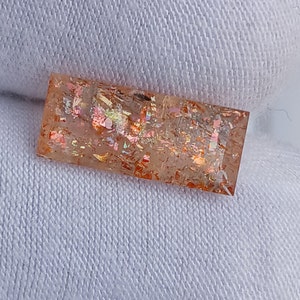 3 Ct Natural Amazing Colorful CONFETTI SUNSTONE Multi Flake Sparkling ...