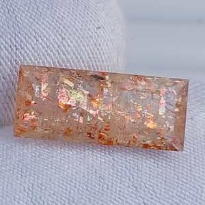 3 Ct Natural Amazing Colorful CONFETTI SUNSTONE Multi Flake Sparkling ...