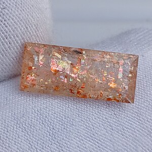 3 Ct Natural Amazing Colorful CONFETTI SUNSTONE Multi Flake Sparkling ...
