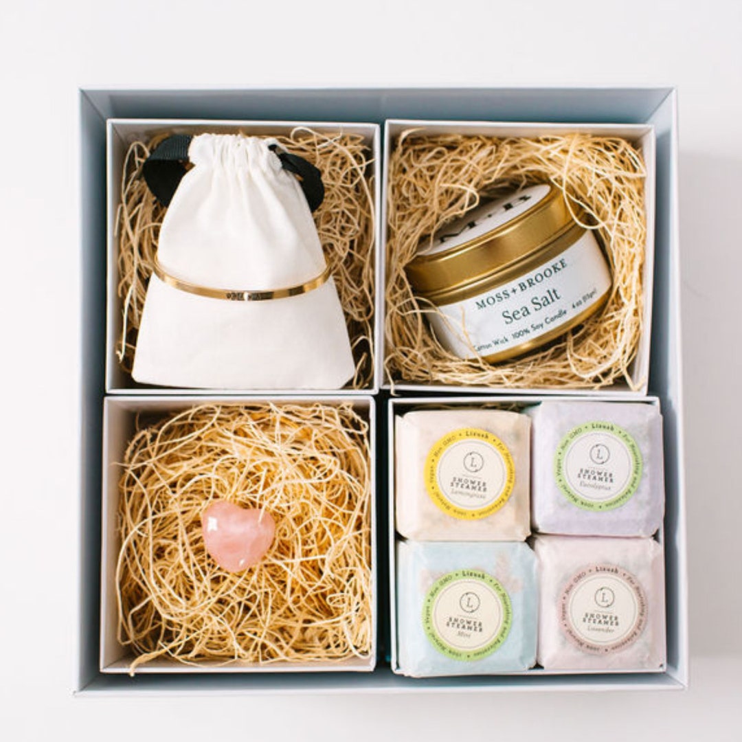 Sympathy Gift Box for Her | Modern Grief Gift With 14K Gold Bracelet ...