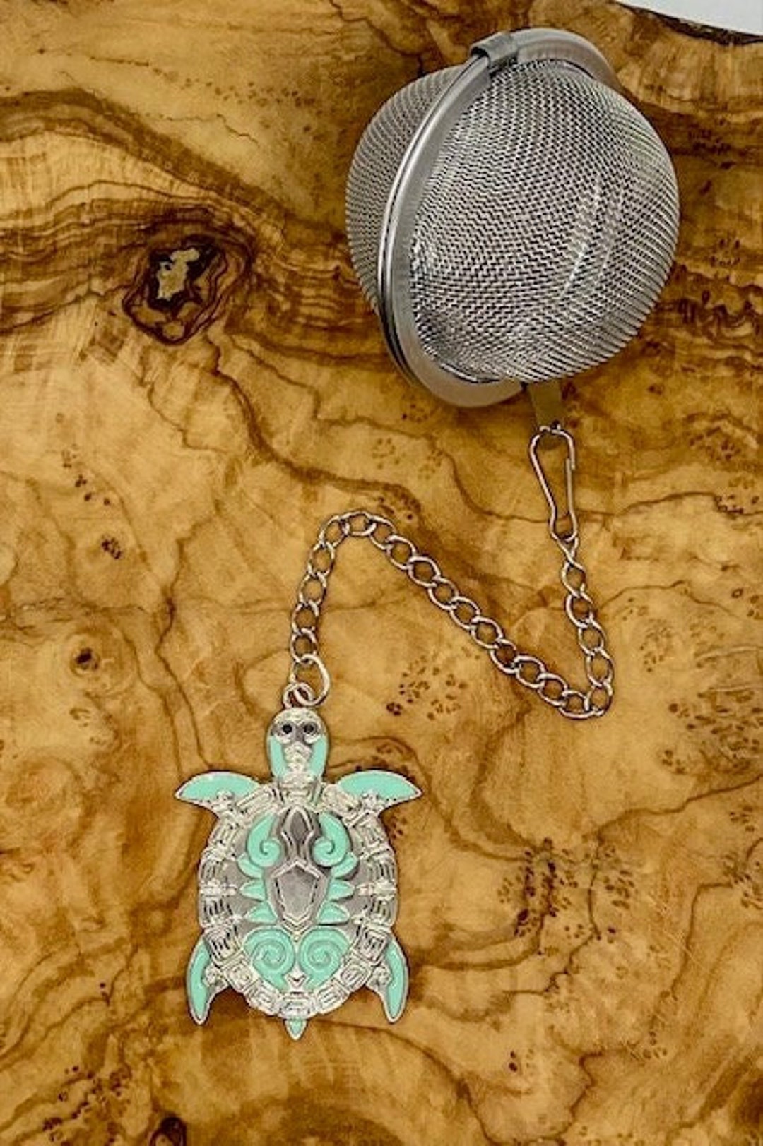 Turtle Tea Infuser | Loose Leaf Tea | Tea Ball | Turtle Charm Ball ...