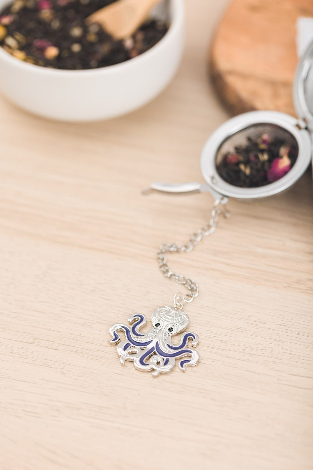 Tea Infuser | Loose Leaf Tea | Tea Ball | Octopus Charm Tea Infuser ...