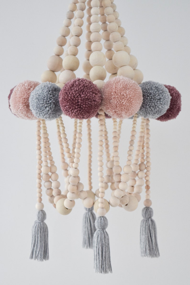 Pink Baby Mobile Girl Crib Mobile Nursery Decor Hanging Mobile - Etsy