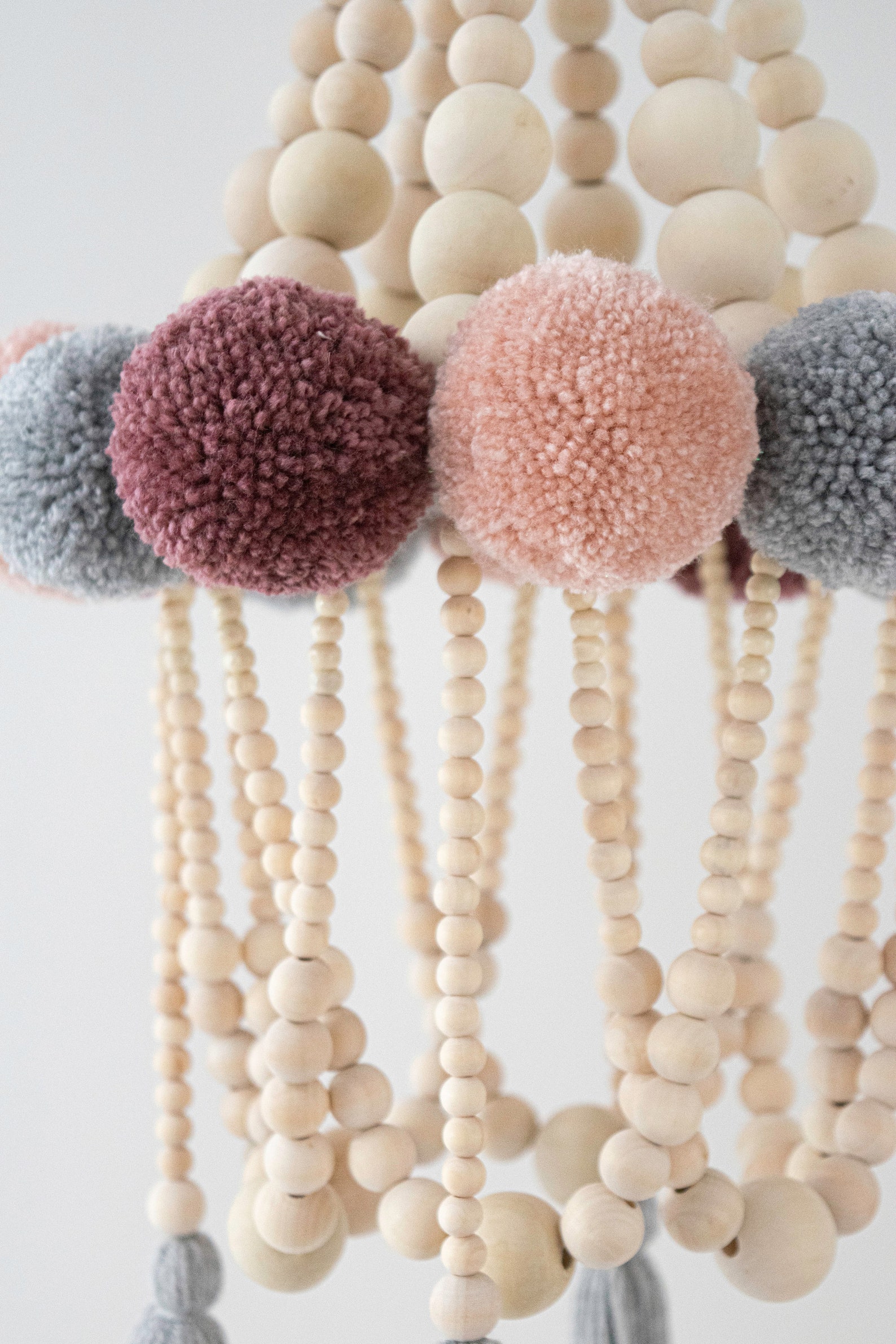 Pink Baby Mobile Girl Crib Mobile Nursery Decor Hanging Mobile - Etsy