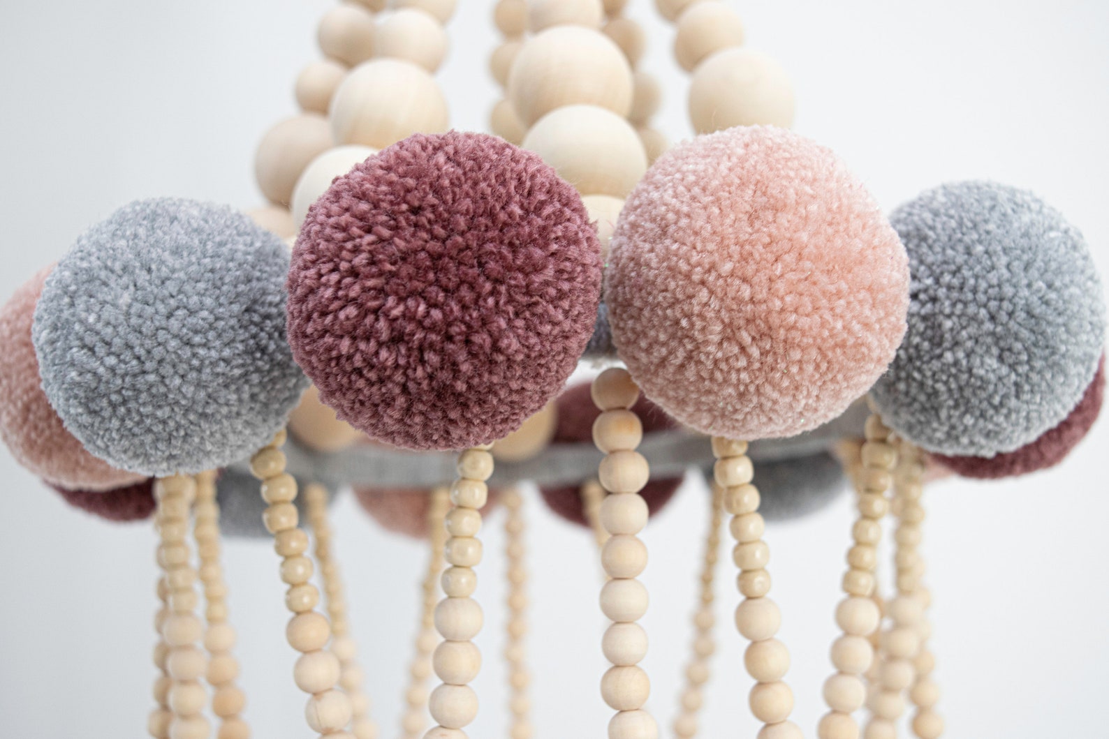 Pink Baby Mobile Girl Crib Mobile Nursery Decor Hanging Mobile - Etsy