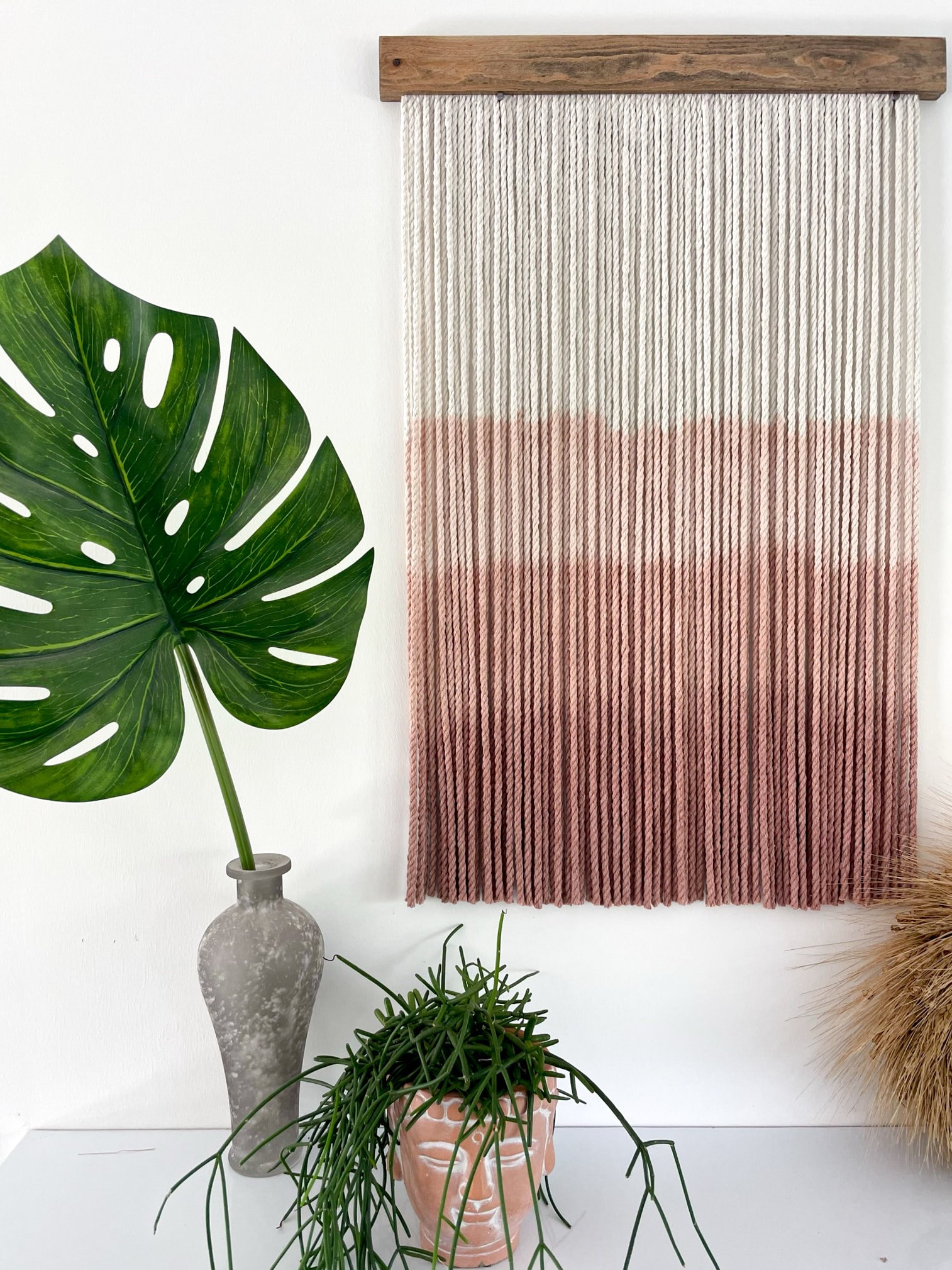 Dip Dye Wall Hanging Ombre Home Décor Macrame Wall Hangings - Etsy
