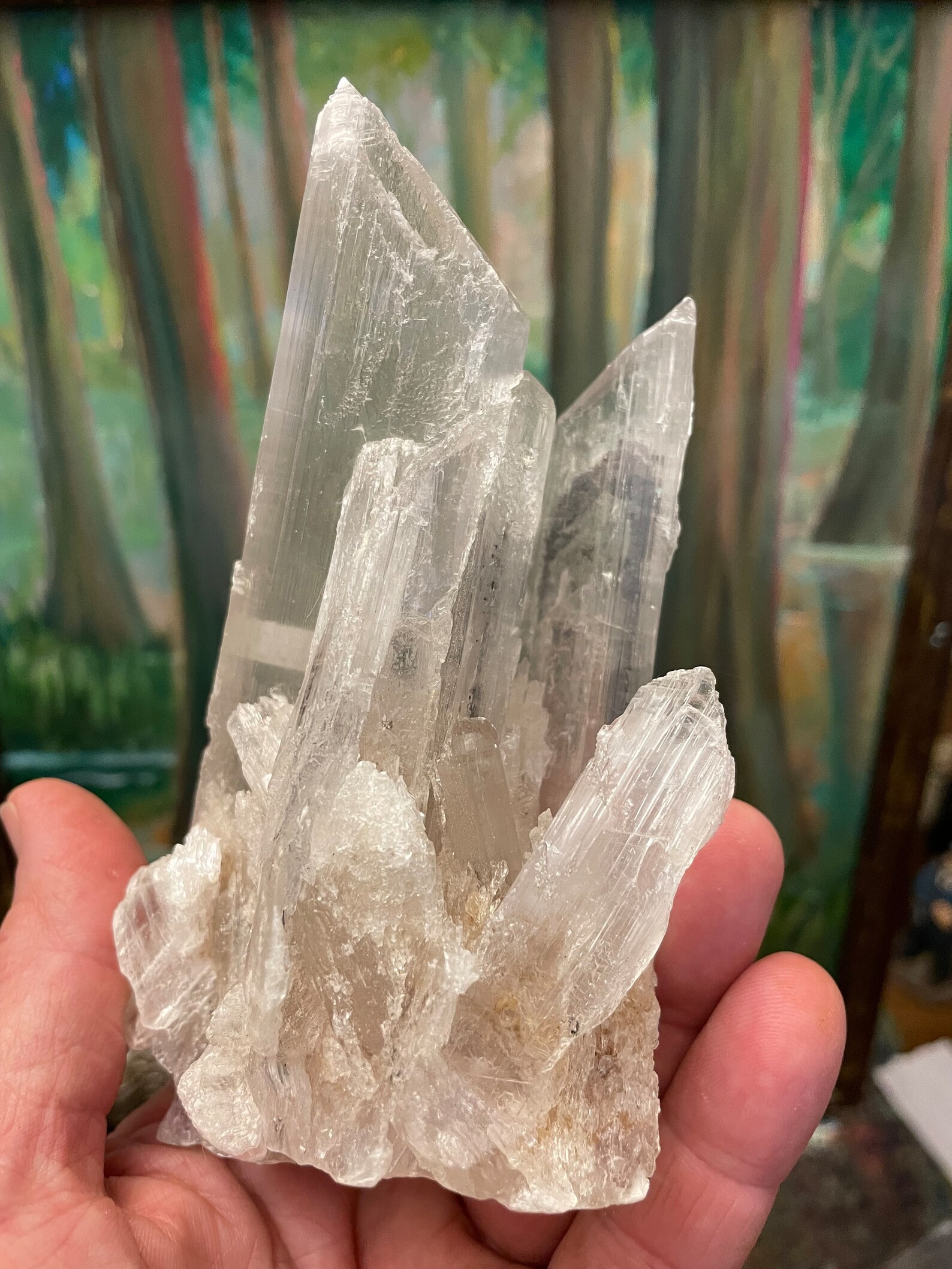 Amazing Natural Selenite Crystal Cluster - Etsy