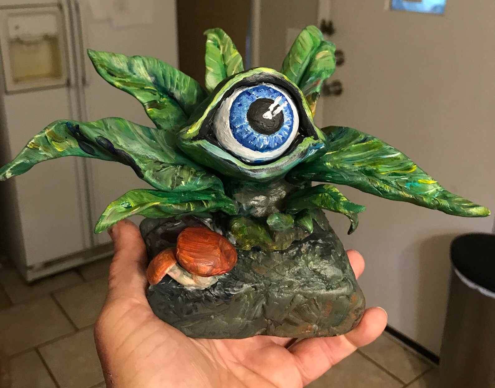 Eye-plant Polymer Sculpture - Etsy